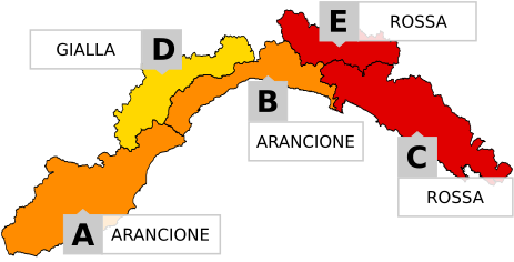 Maltempo, allerta arancione sul Savonese, gialla in Val Bormida, scuole chiuse a Savona ...