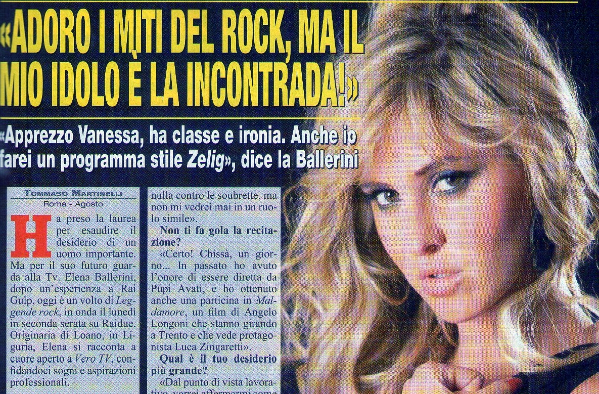 Nuovo successo per "Leggende Rock" con la loanese Elena Ballerini ...