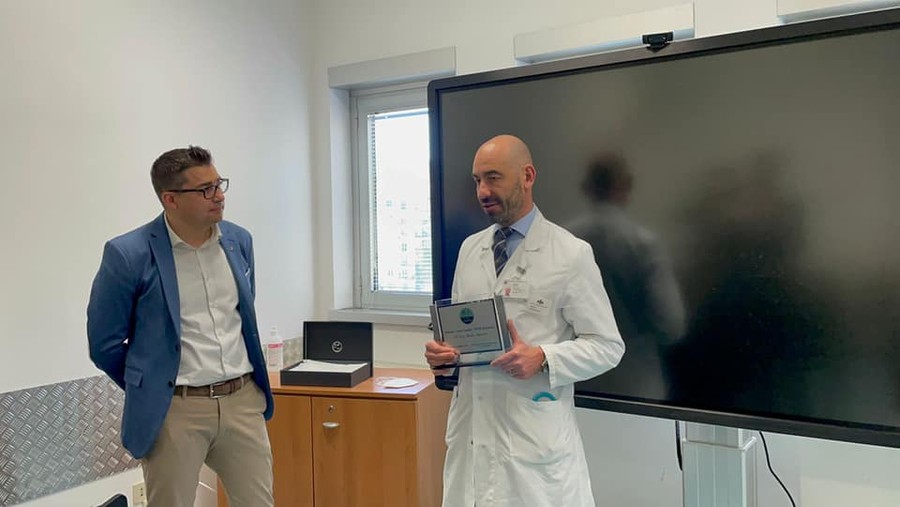 Premio Geddo 2021. Matteo Bassetti ringrazia l'AIA di Albenga: "Un ...